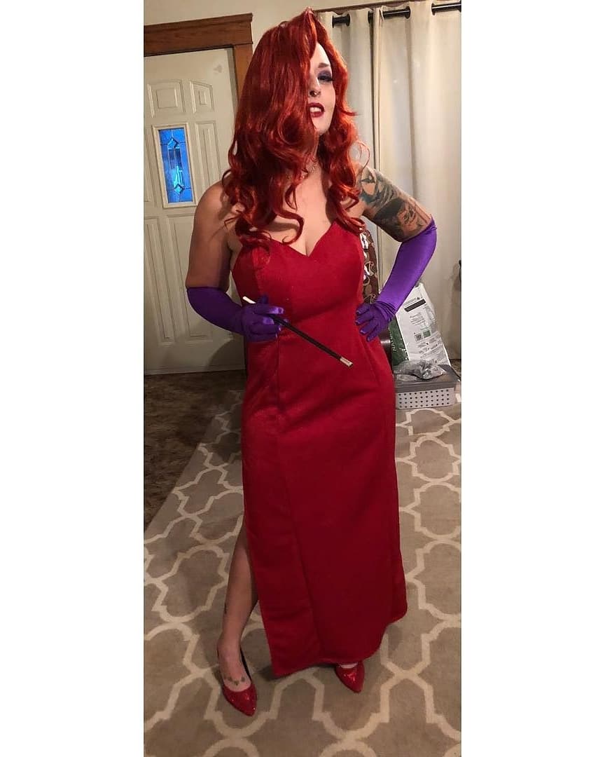 Jessica Rabbit Red Dress with Internal Structure for Cosplay – Tidal Cool