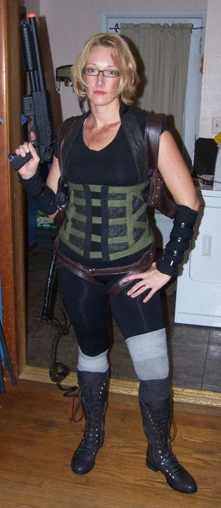 Resident Evil Alice Cosplay Corset and Gun Holsters Costume – Tidal Cool